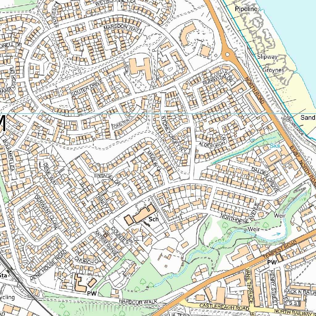 Copt Hill Ward 1 (1:10,000) Map by UK Topographic Maps | Avenza Maps