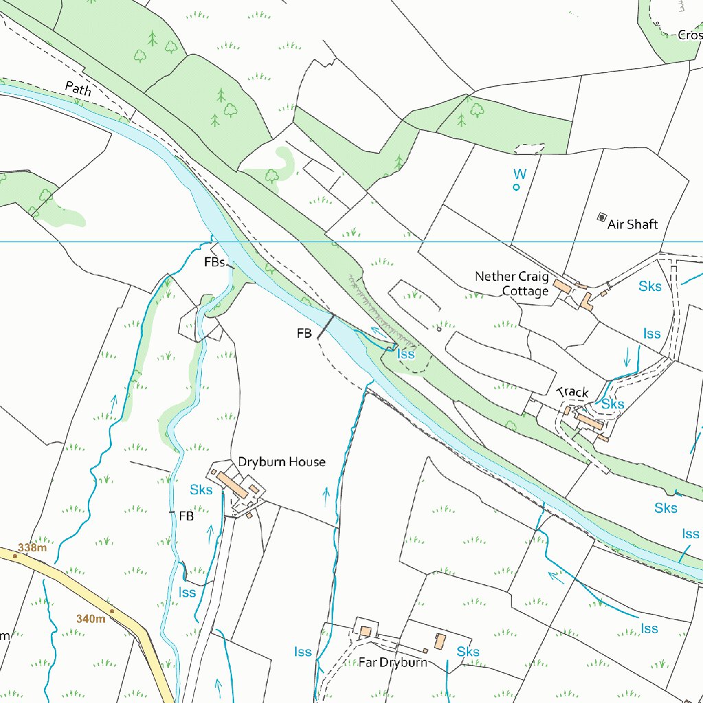 Alston and Fellside Ward 1 (1:10,000) Map by UK Topographic Maps ...