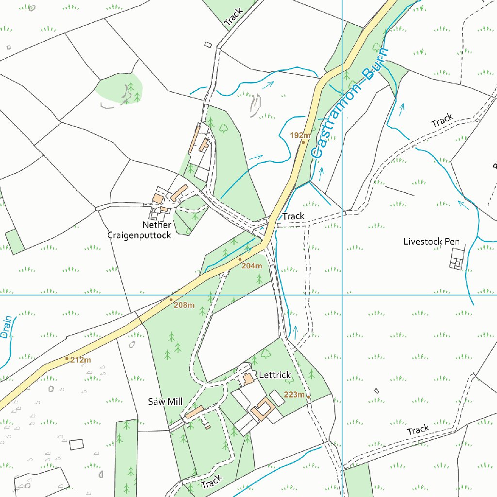 Castle Douglas and Crocketford Ward 5 (1:10,000) Map by UK Topographic ...