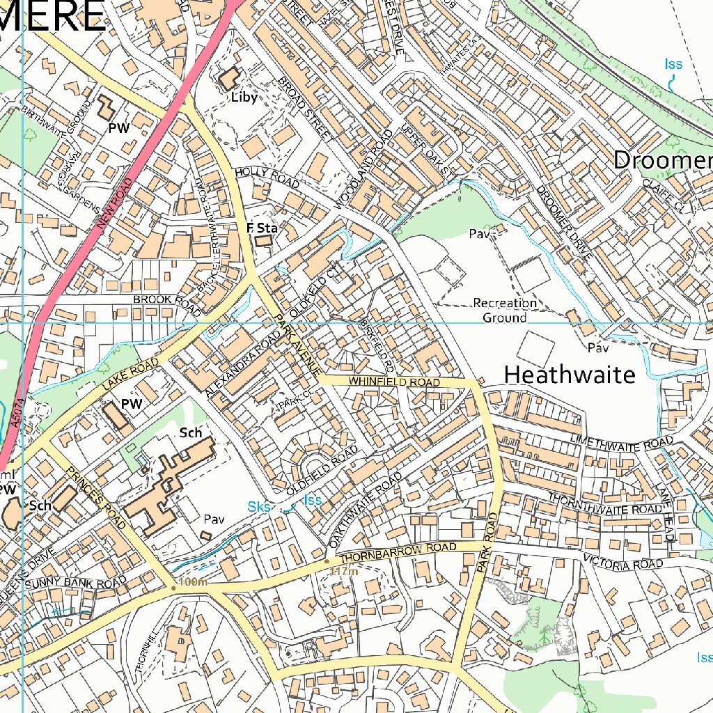 Windermere and Ambleside Ward 3 (1:10,000) Map by UK Topographic Maps ...
