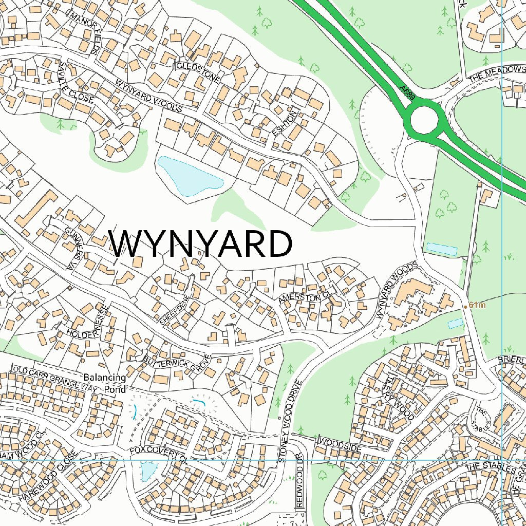 Billingham West & Wolviston Ward 1 (1:10,000) Map by UK Topographic ...