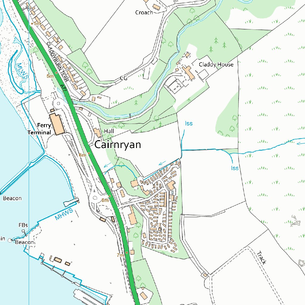 Stranraer and the Rhins Ward 9 (1:10,000) Map by UK Topographic Maps ...