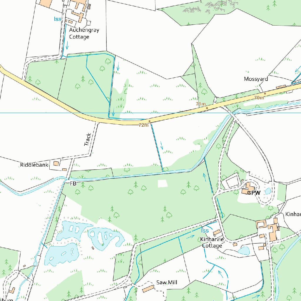 Castle Douglas and Crocketford Ward 2 (1:10,000) Map by UK Topographic ...