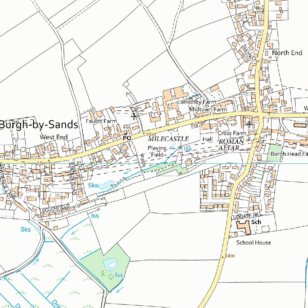 Dalston and Burgh Ward 2 (1:10,000) Map by UK Topographic Maps | Avenza ...