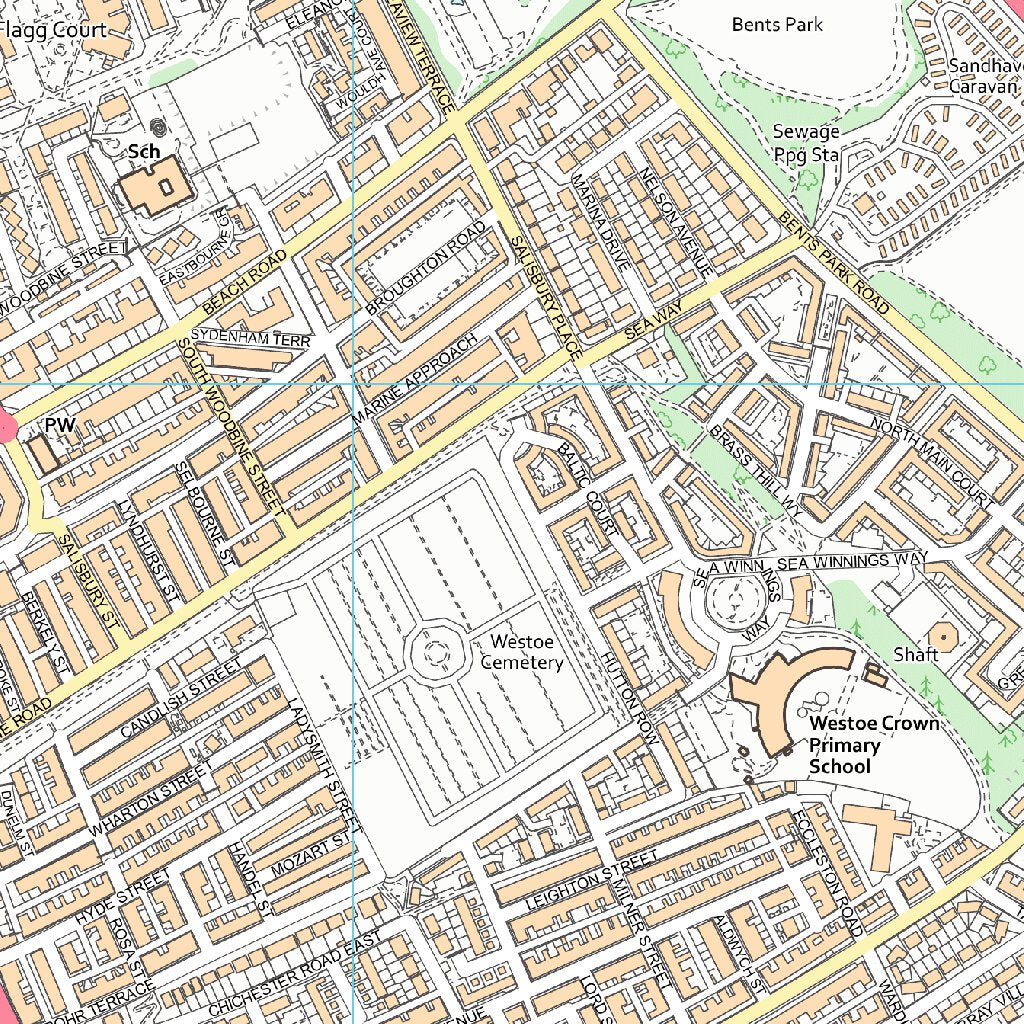 Tynemouth Ward 1 (1:10,000) Map by UK Topographic Maps | Avenza Maps