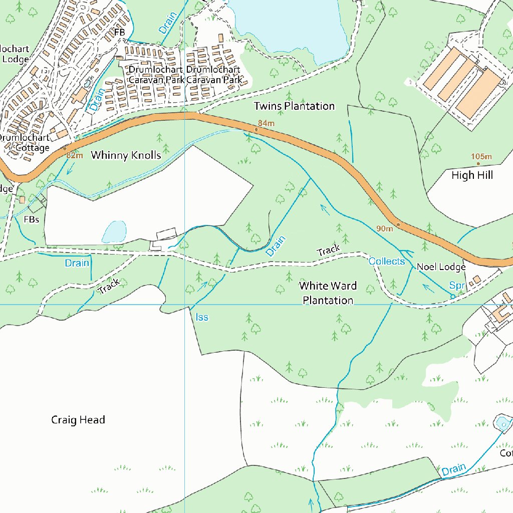 Stranraer and the Rhins Ward 1 (1:10,000) Map by UK Topographic Maps ...