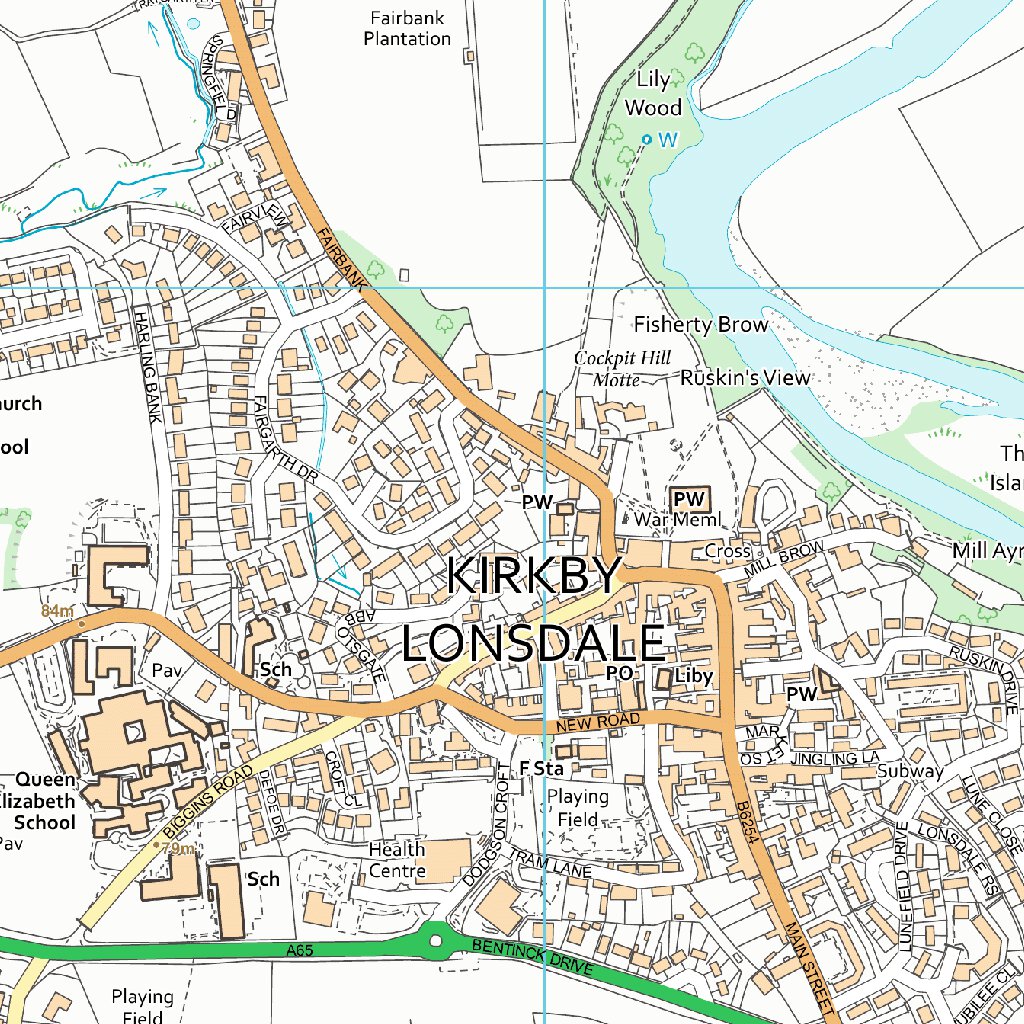 Burton and Holme Ward 1 (1:10,000) Map by UK Topographic Maps | Avenza Maps