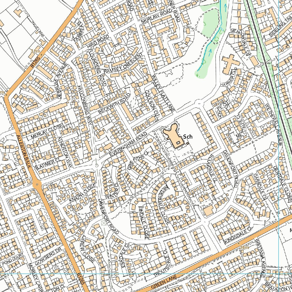 Yarm Ward 1 (1:10,000) Map by UK Topographic Maps | Avenza Maps
