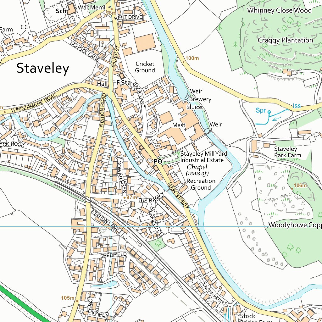 Upper Kent Ward 1 (1:10,000) Map by UK Topographic Maps | Avenza Maps