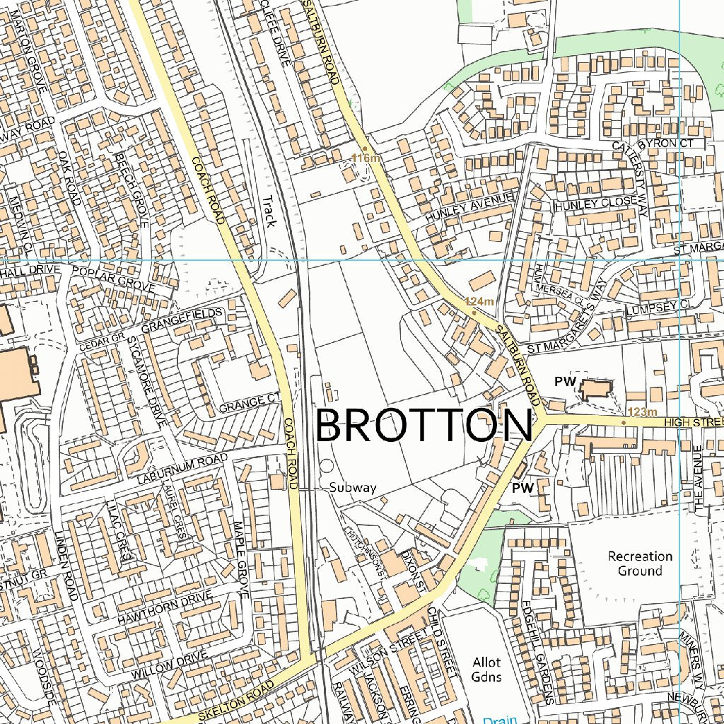 Loftus Ward 1 (1:10,000) Map by UK Topographic Maps | Avenza Maps