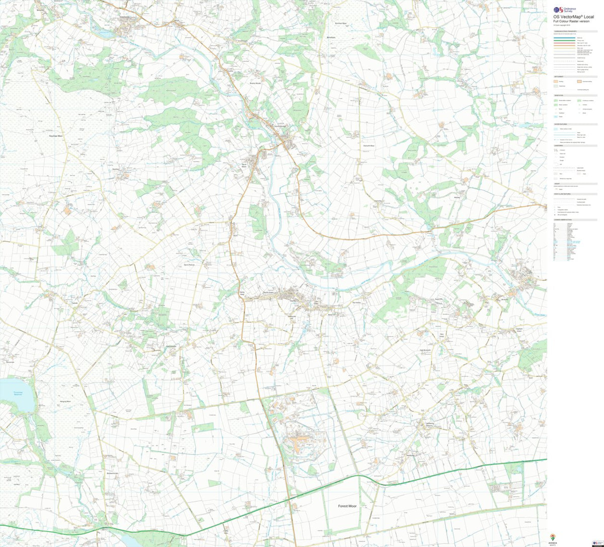 North Yorkshire 70 (1:10,000) Map by UK Topographic Maps | Avenza Maps
