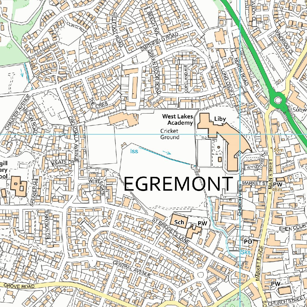 Egremont Ward 1 (1:10,000) Map by UK Topographic Maps | Avenza Maps