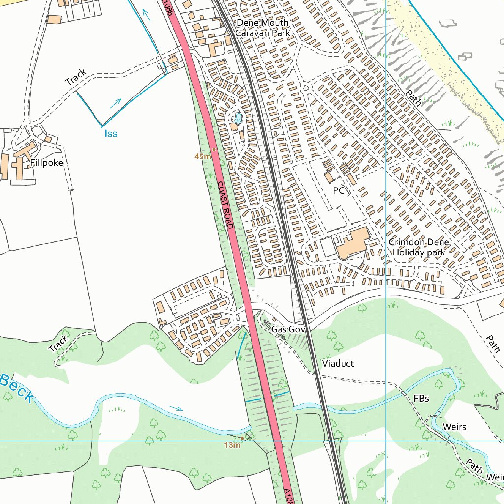 Hart Ward 1 (1:10,000) Map by UK Topographic Maps | Avenza Maps