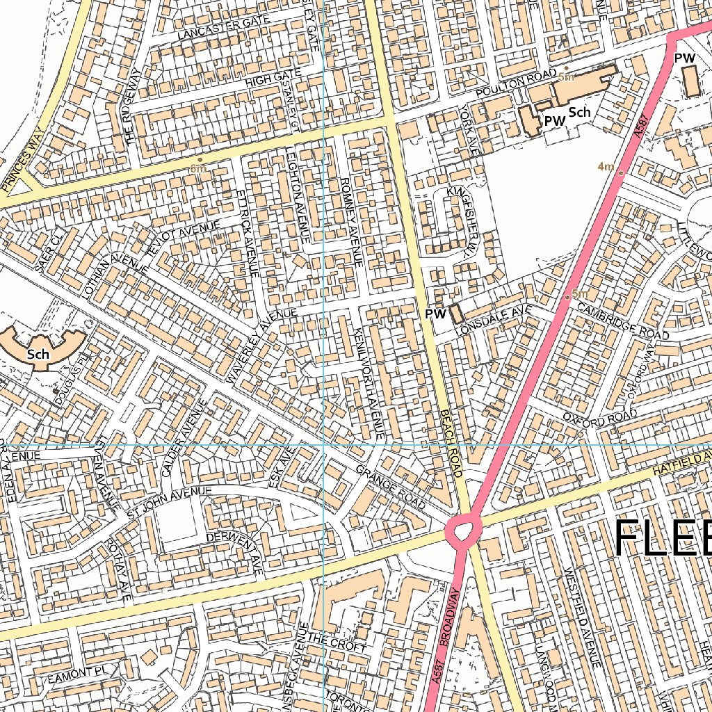 Warren Ward 1 (1:10,000) Map by UK Topographic Maps | Avenza Maps