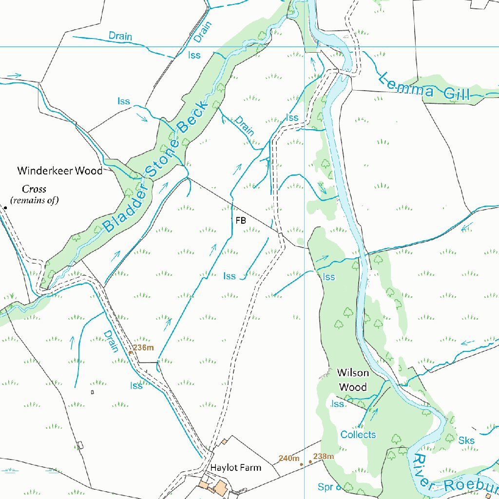 Lower Lune Valley Ward 1 (1:10,000) Map by UK Topographic Maps | Avenza ...