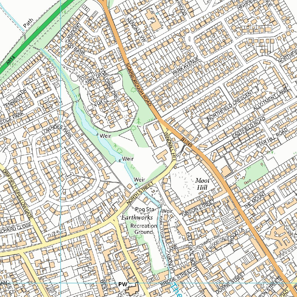 Driffield and Rural Ward 1 (1:10,000) Map by UK Topographic Maps ...
