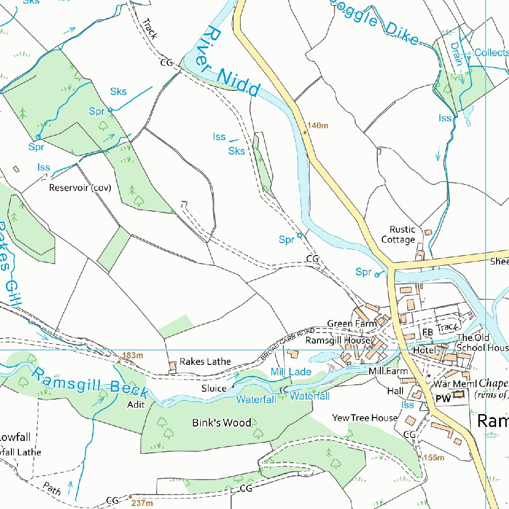 North Yorkshire 8 (1:10,000) Map by UK Topographic Maps | Avenza Maps