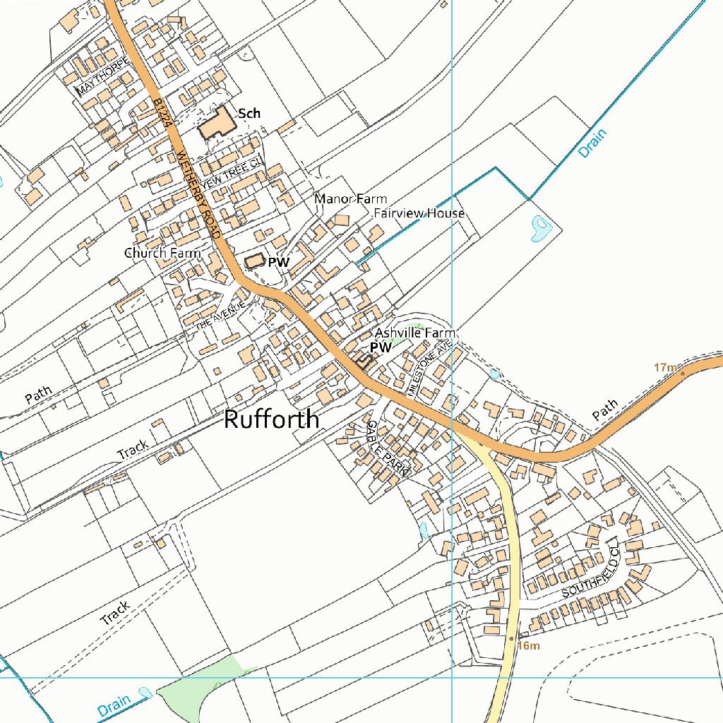 Copmanthorpe Ward 1 (1:10,000) Map by UK Topographic Maps | Avenza Maps
