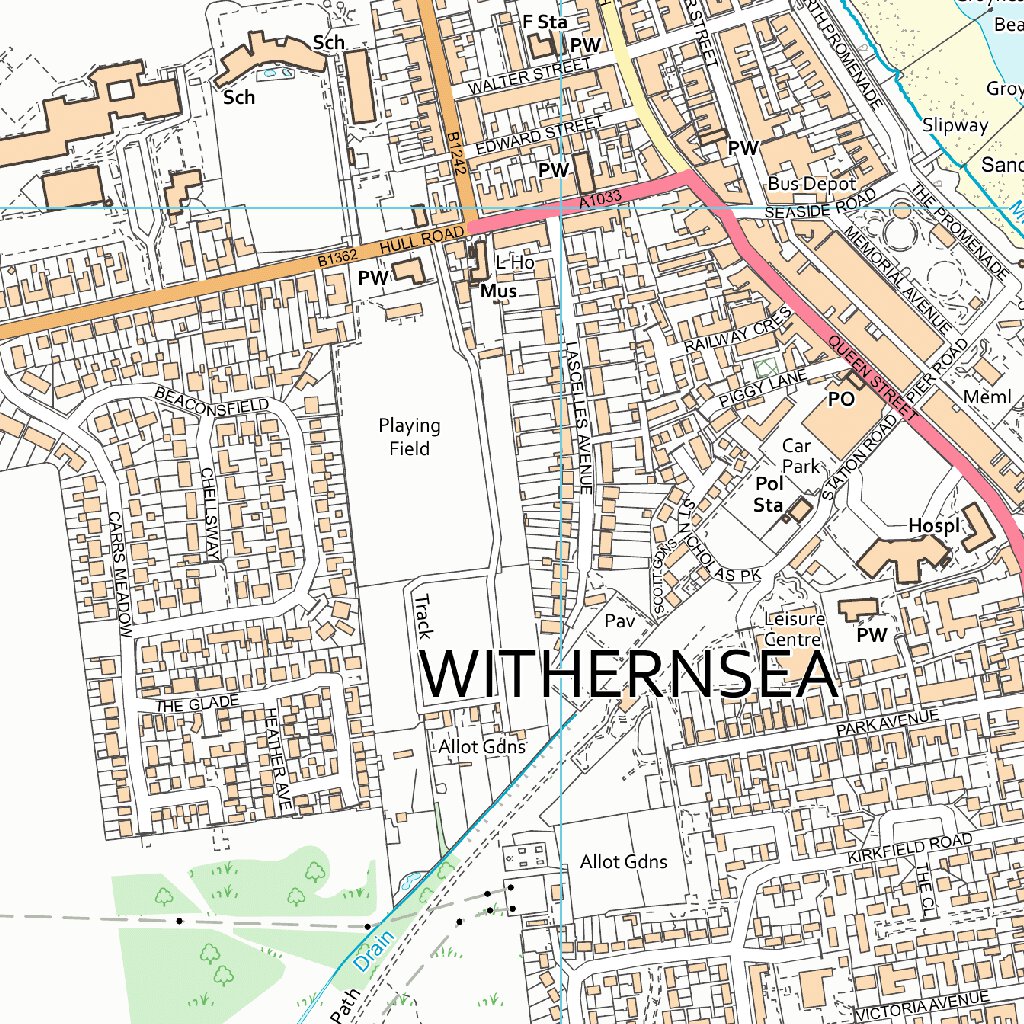 South East Holderness Ward 5 (1:10,000) Map by UK Topographic Maps ...