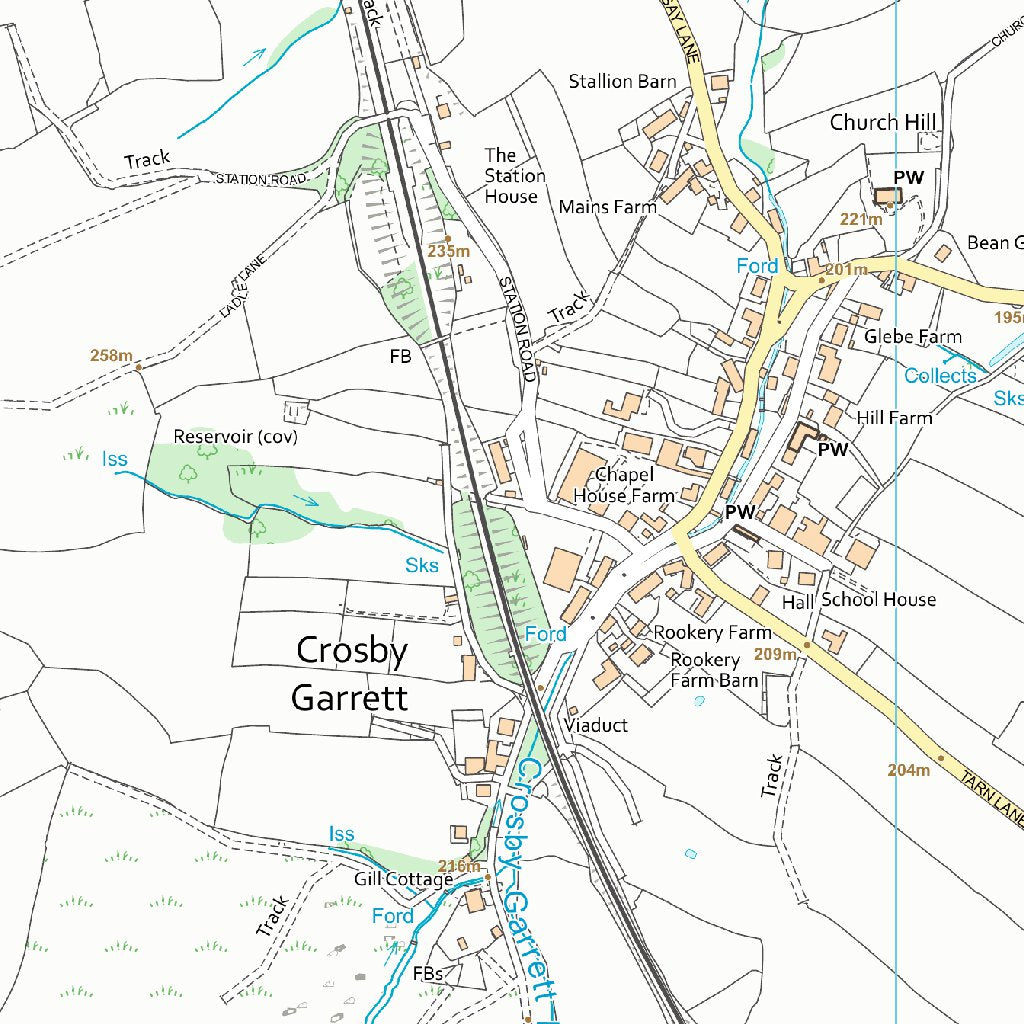 Kirkby Stephen and Tebay Ward 4 (1:10,000) Map by UK Topographic Maps ...