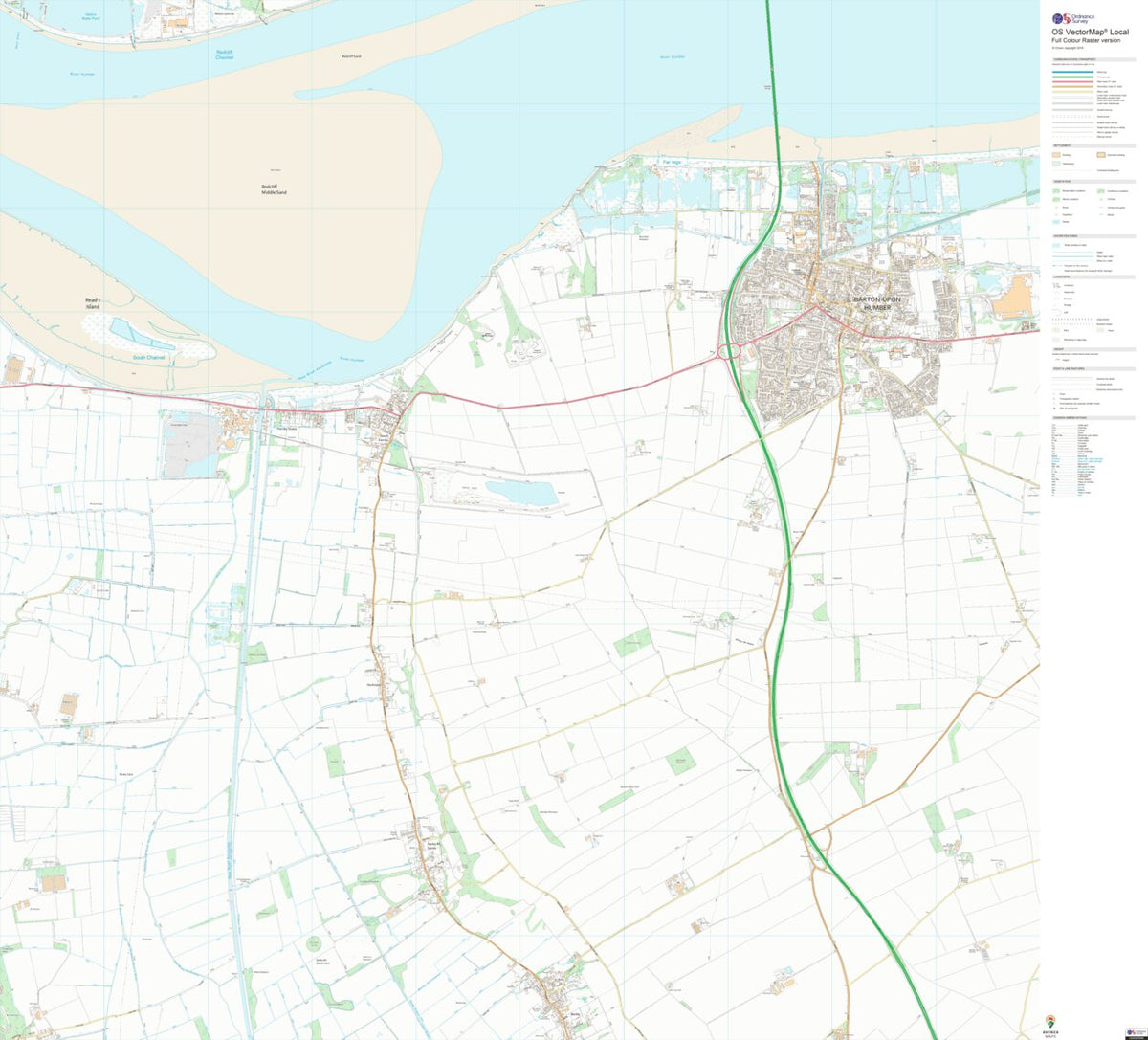 Barton Ward 1 (1:10,000) Map by UK Topographic Maps | Avenza Maps