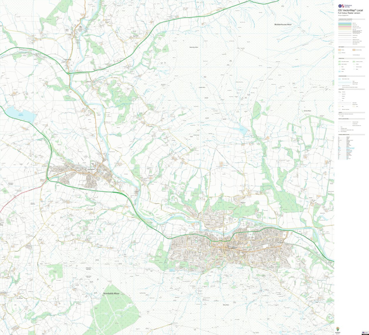 Craven Ward 1 (1:10,000) Map by UK Topographic Maps | Avenza Maps