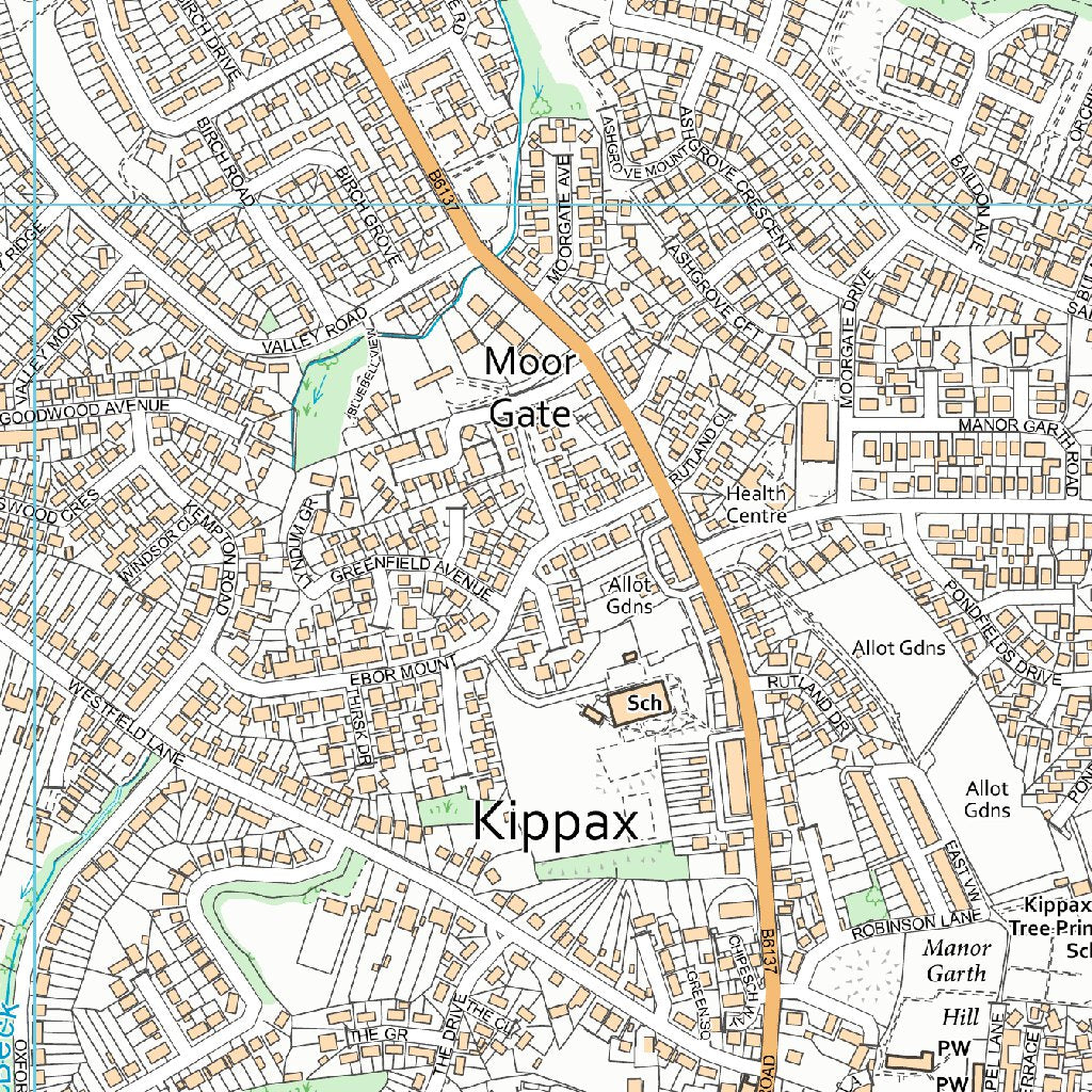 Kippax & Methley Ward 1 (1:10,000) Map by UK Topographic Maps | Avenza Maps