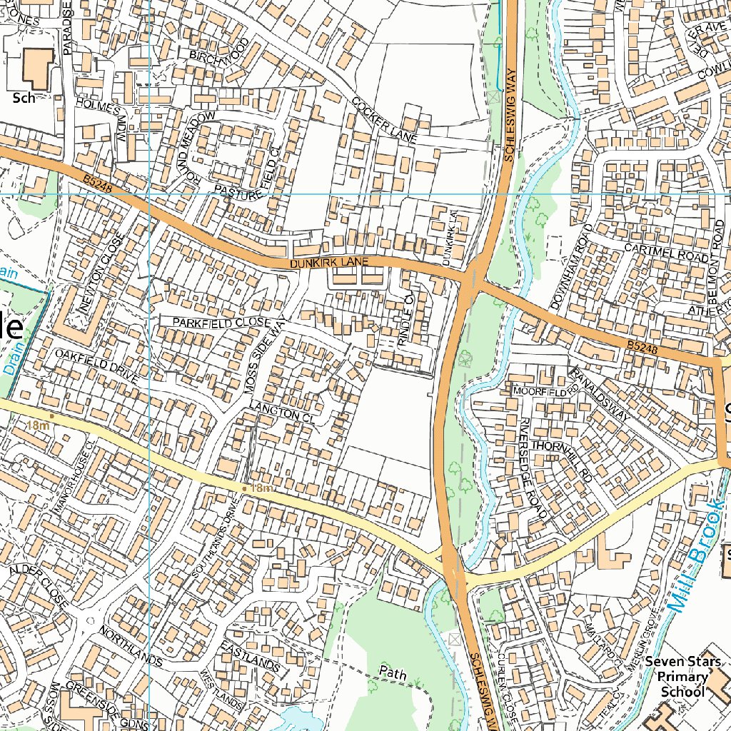 Croston, Mawdesley & Euxton South Ward 1 (1:10,000) Map by UK ...