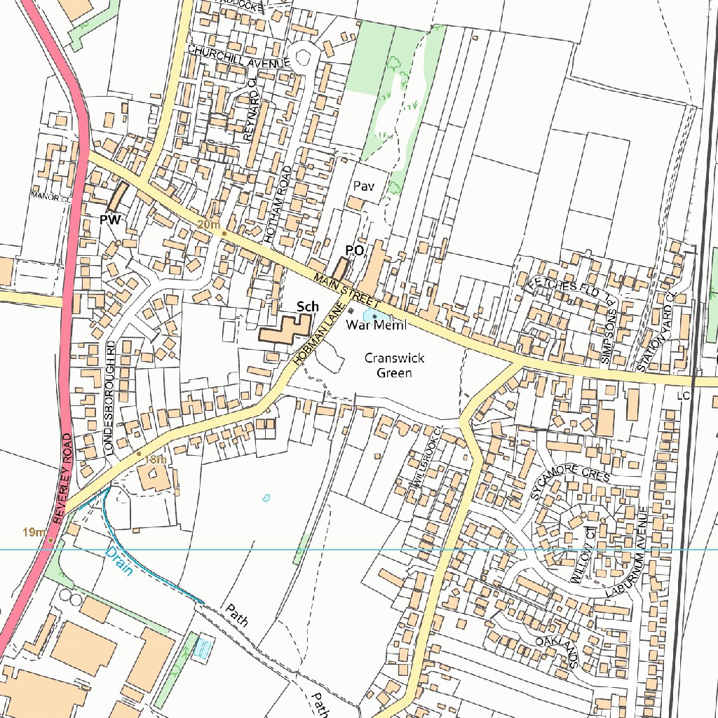 Beverley Rural Ward 2 (1:10,000) Map by UK Topographic Maps | Avenza Maps