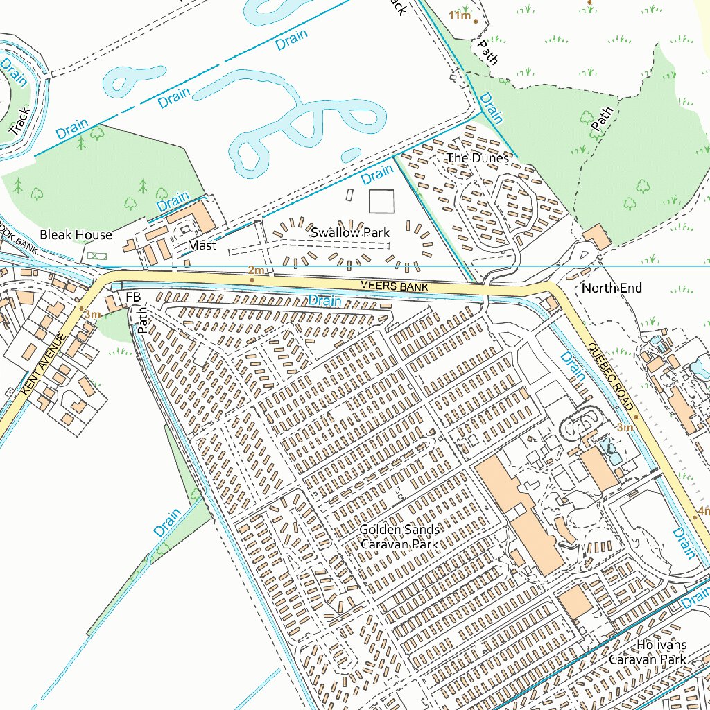 Withern & Theddlethorpe Ward 1 (1:10,000) Map by UK Topographic Maps ...