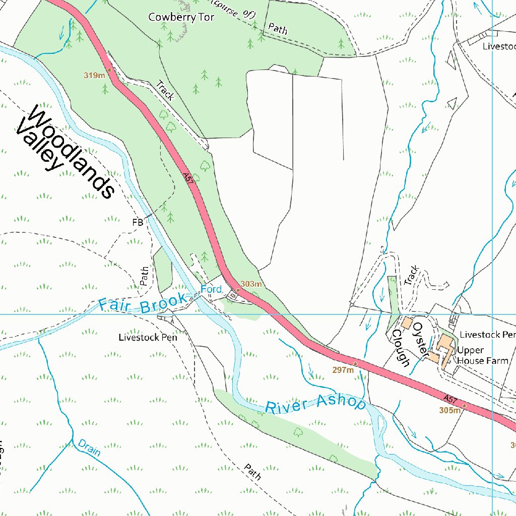 Hope Valley Ward 1 (1:10,000) Map by UK Topographic Maps | Avenza Maps
