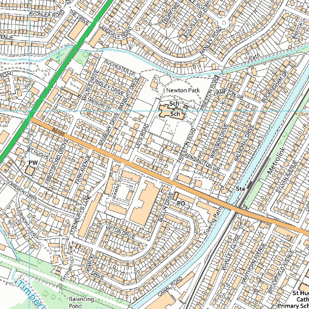Hale Barns & Timperley South Ward 1 (1:10,000) Map by UK Topographic ...