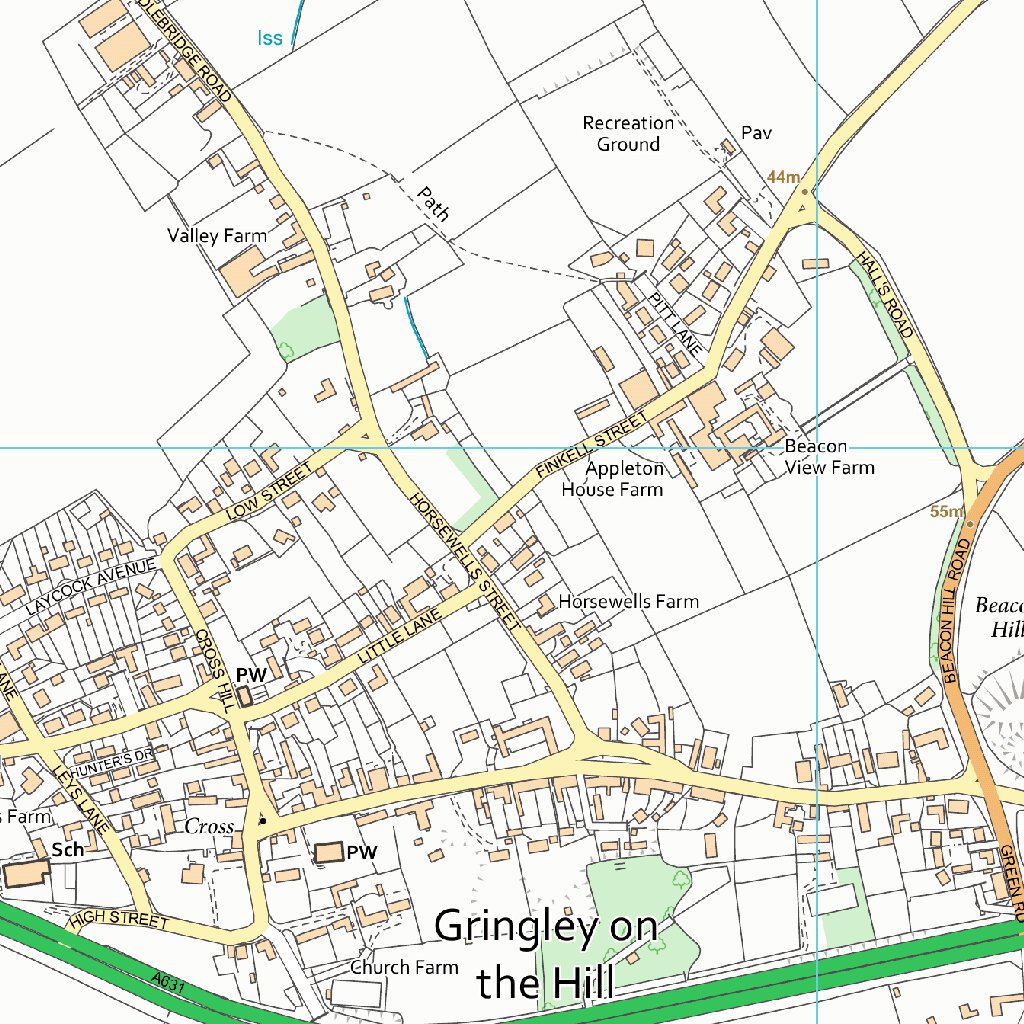 Everton Ward 1 (1:10,000) Map by UK Topographic Maps | Avenza Maps