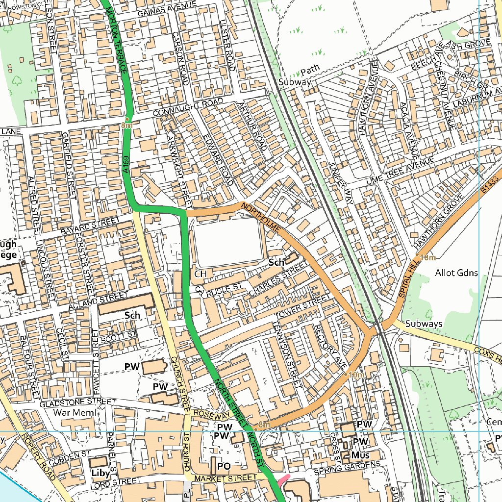 Beckingham Ward 1 (1:10,000) Map by UK Topographic Maps | Avenza Maps