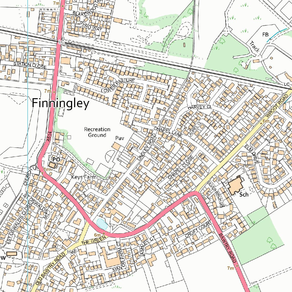 Finningley Ward 1 (1:10,000) Map by UK Topographic Maps | Avenza Maps
