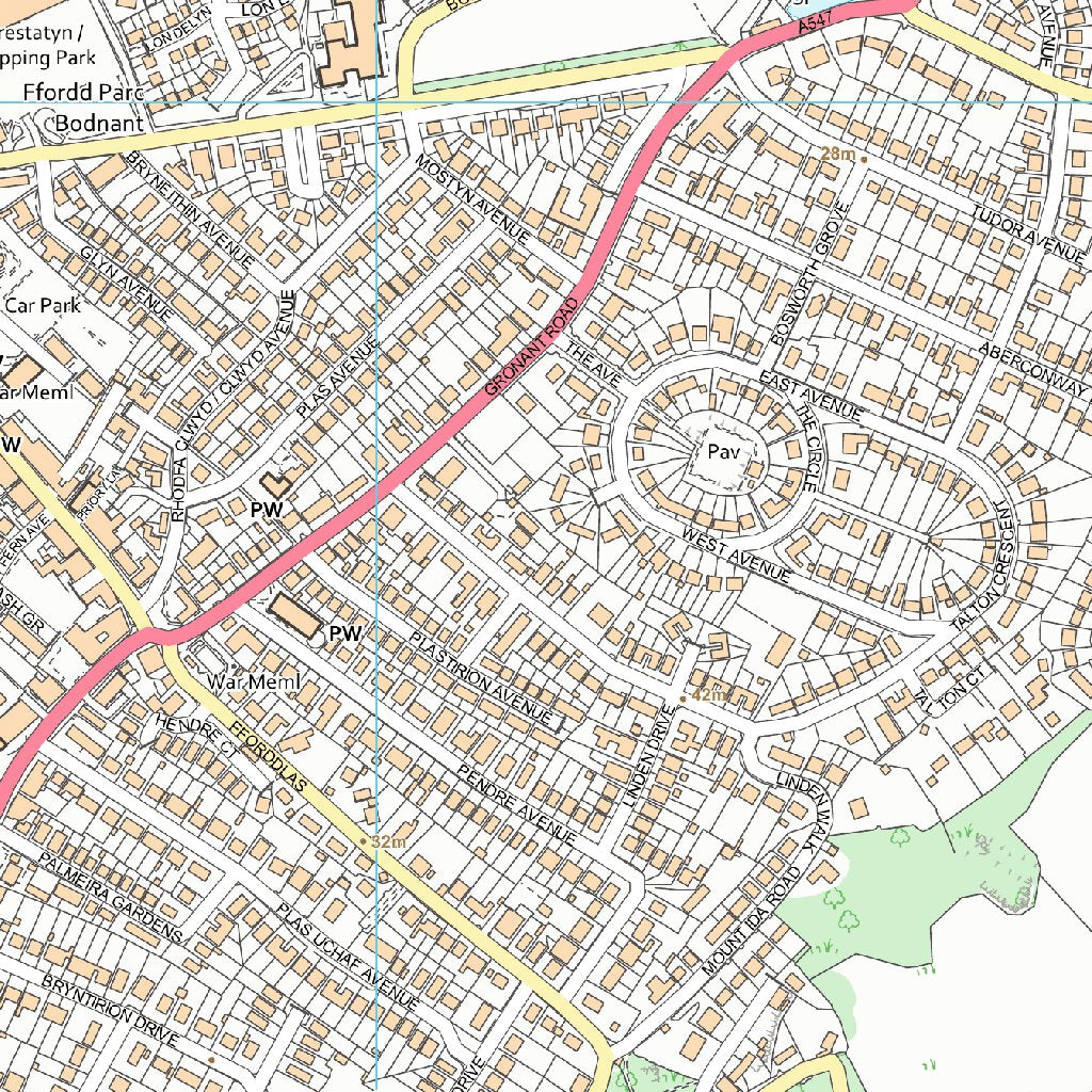 Sir y Fflint - Flintshire 4 (1:10,000) Map by UK Topographic Maps ...