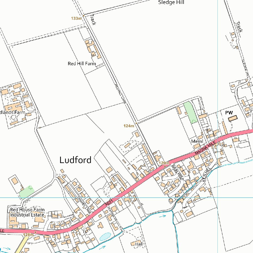 Binbrook Ward 1 (1:10,000) Map by UK Topographic Maps | Avenza Maps