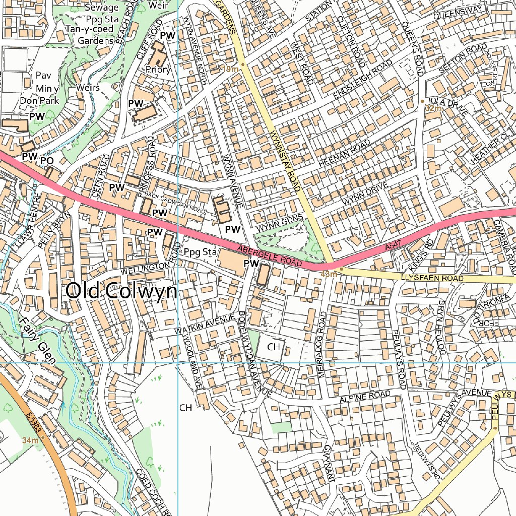 Conwy - Conwy 8 (1:10,000) Map by UK Topographic Maps | Avenza Maps