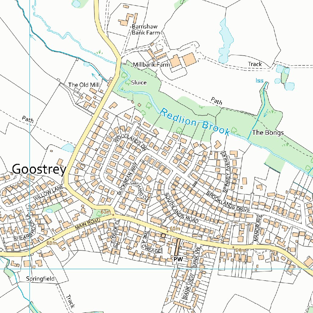 Dane Valley Ward 1 (1:10,000) Map by UK Topographic Maps | Avenza Maps