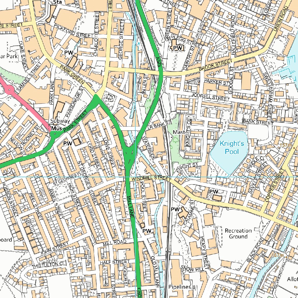 Gawsworth Ward 1 (1:10,000) Map by UK Topographic Maps | Avenza Maps