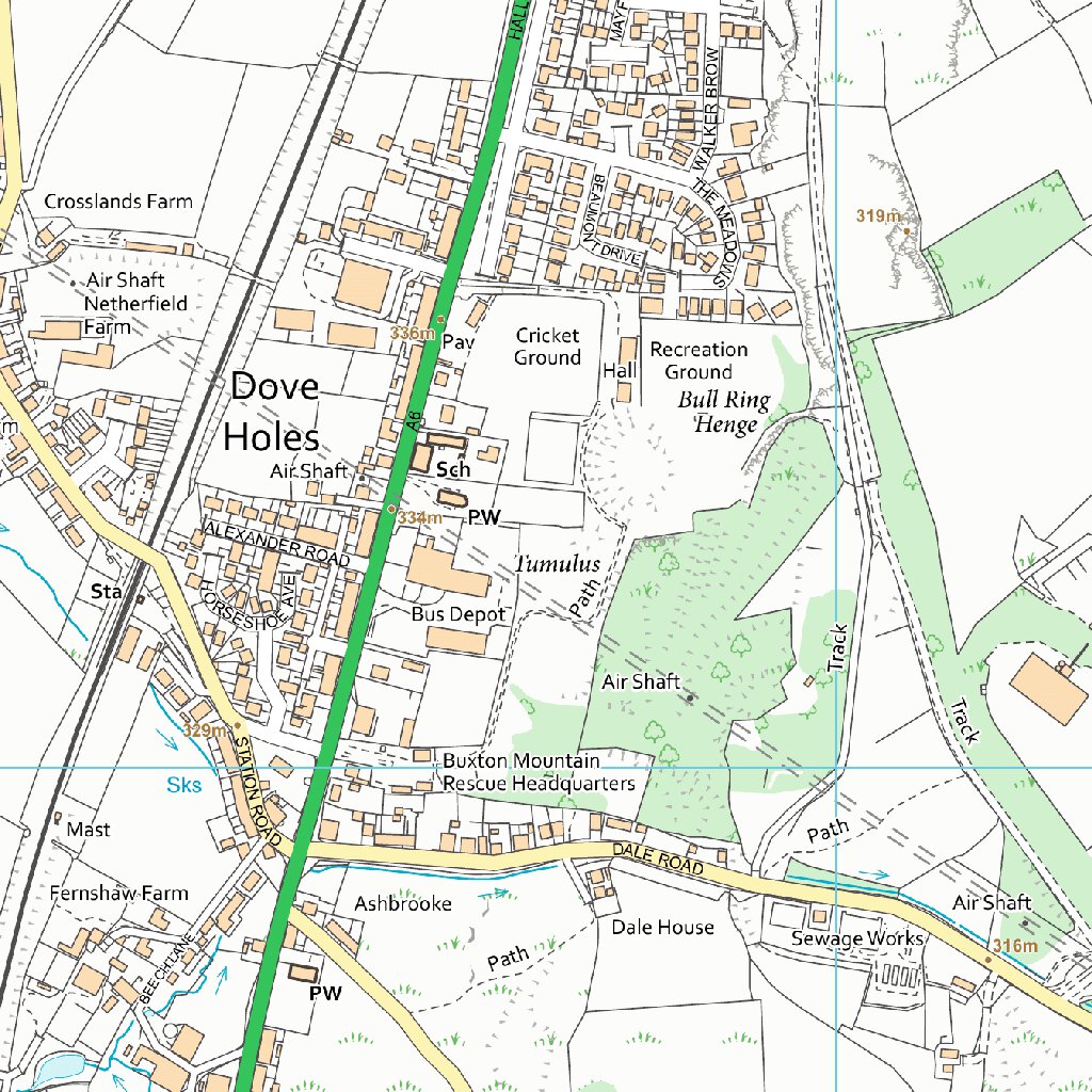Limestone Peak Ward 1 (1:10,000) Map by UK Topographic Maps | Avenza Maps
