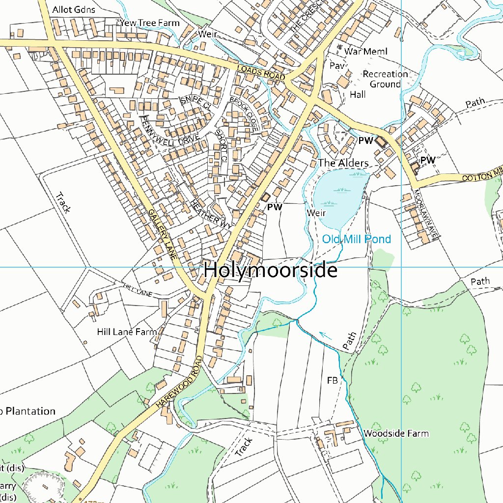 Chatsworth Ward 1 (1:10,000) Map by UK Topographic Maps | Avenza Maps