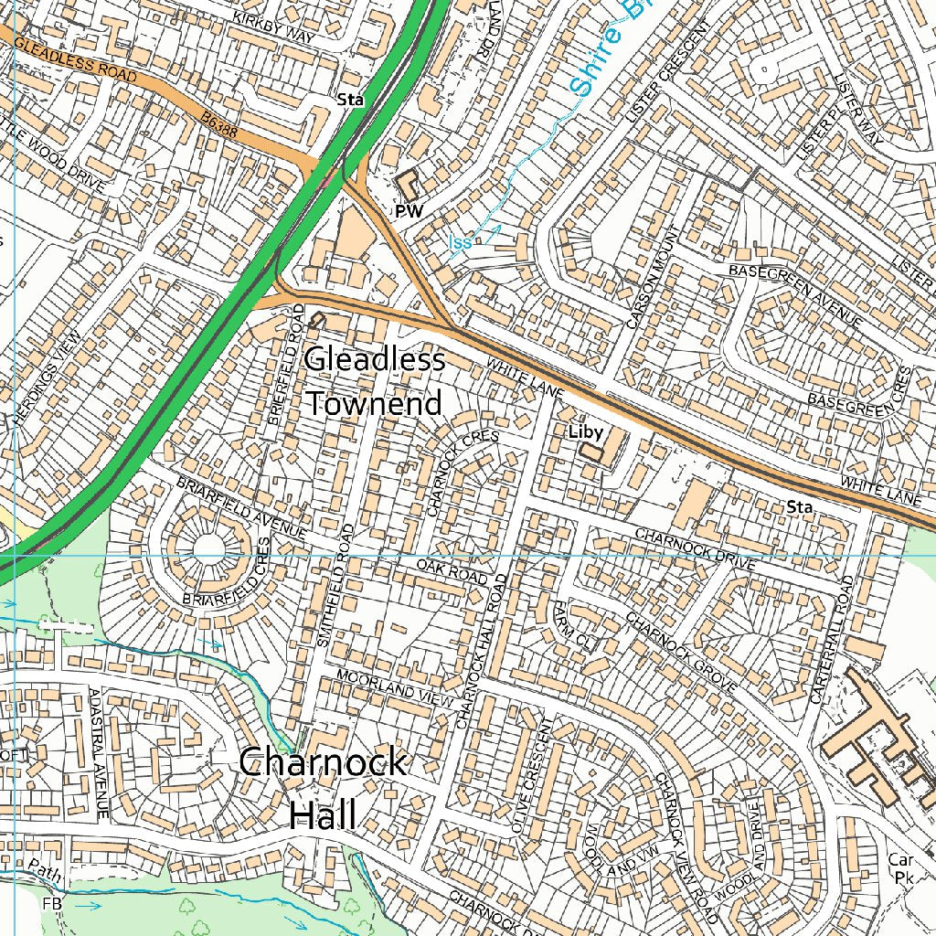 Ridgeway & Marsh Lane Ward 1 (1:10,000) Map by UK Topographic Maps ...