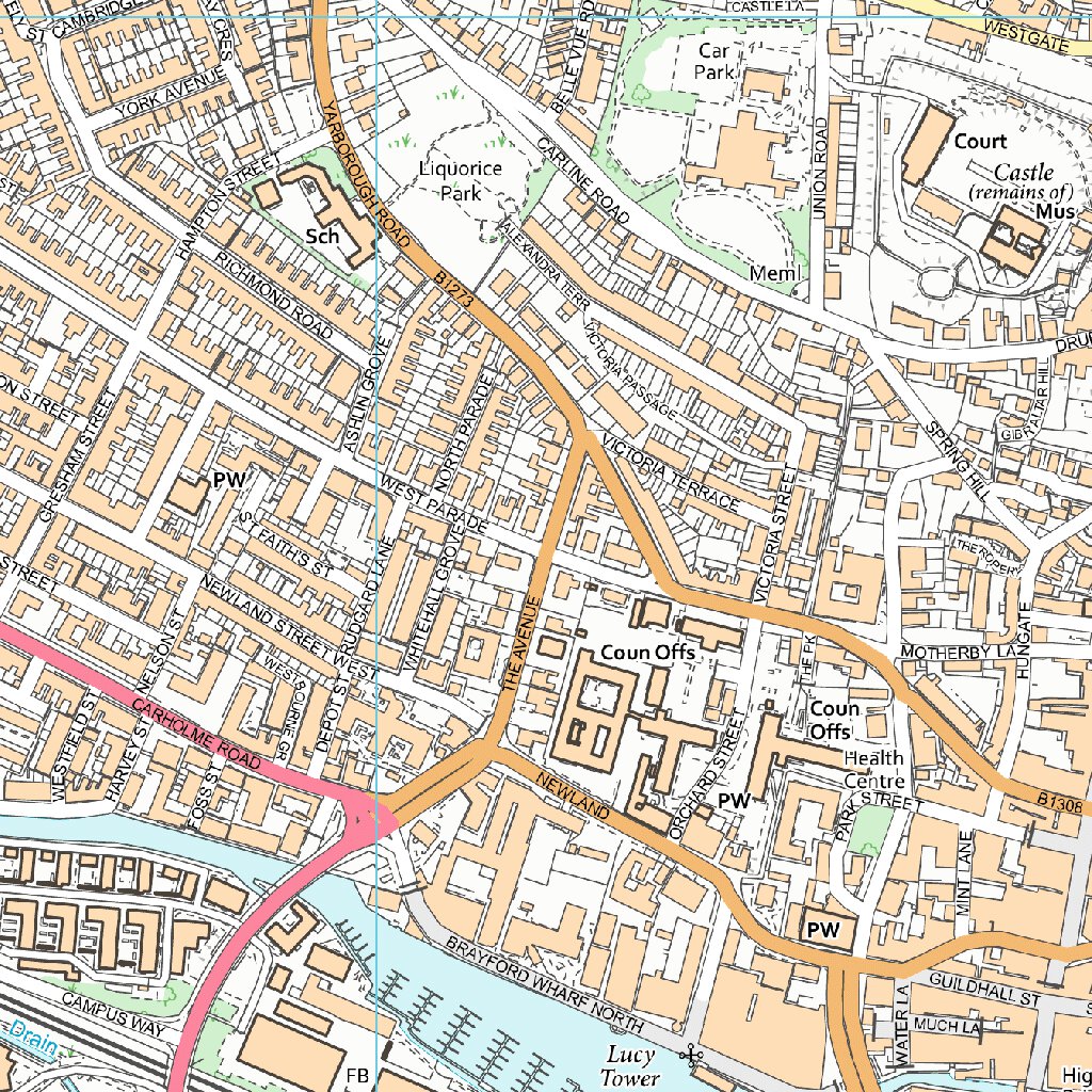 Heighington & Washingborough Ward 1 (1:10,000) Map by UK Topographic ...