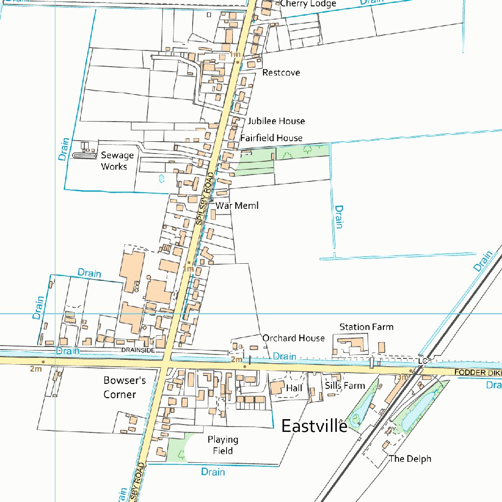 Halton Holegate Ward 1 (1:10,000) Map by UK Topographic Maps | Avenza Maps