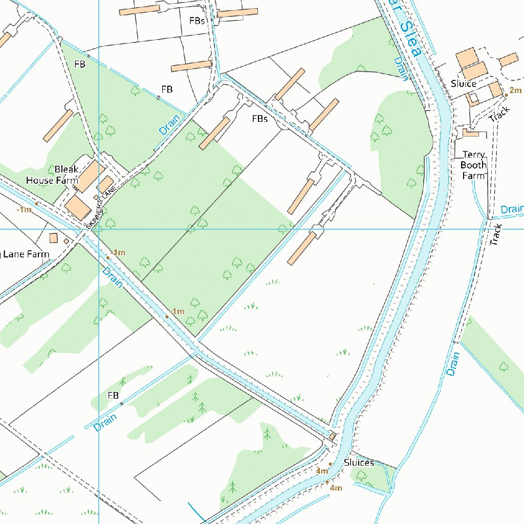 Swineshead and Holland Fen Ward 1 (1:10,000) Map by UK Topographic Maps ...
