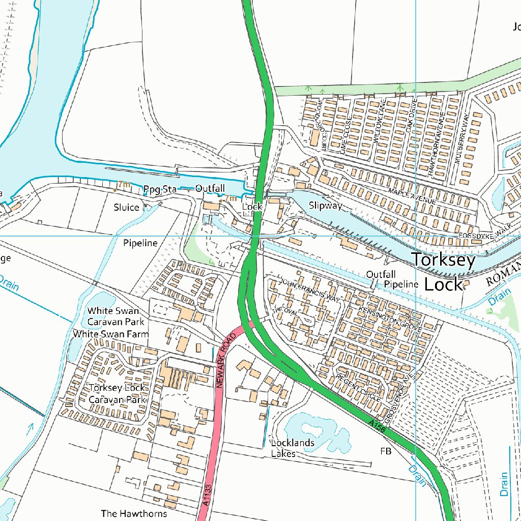 Rampton Ward 1 (1:10,000) Map by UK Topographic Maps | Avenza Maps