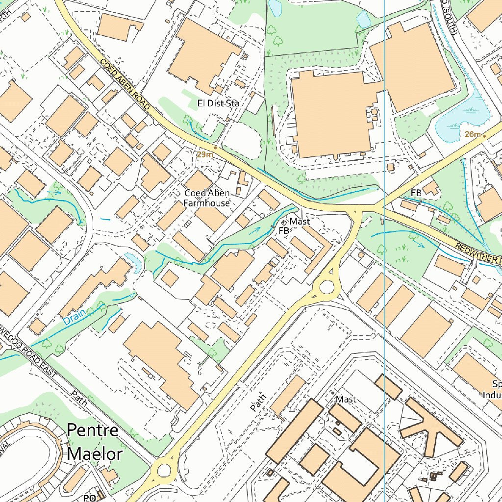 Wrecsam - Wrexham 5 (1:10,000) Map by UK Topographic Maps | Avenza Maps