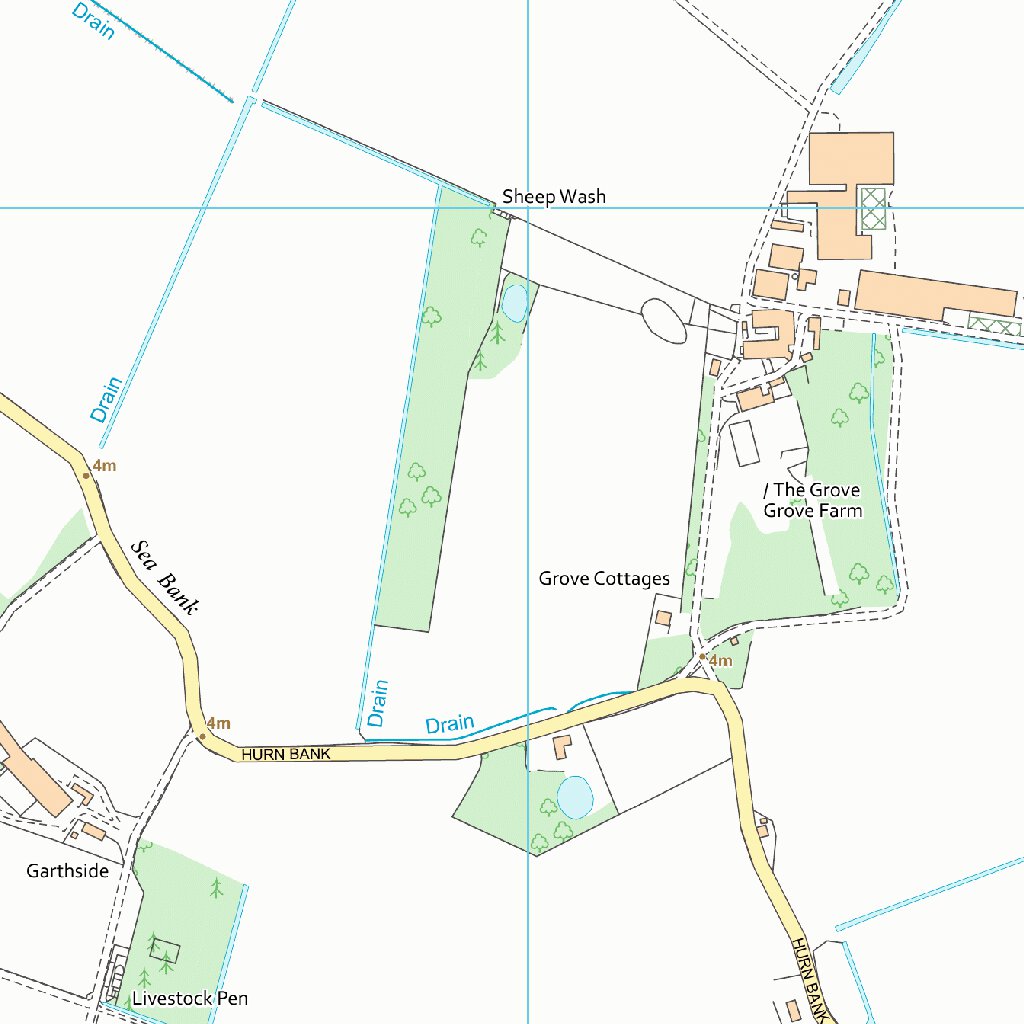 Holbeach Hurn Ward 1 (1:10,000) Map by UK Topographic Maps | Avenza Maps