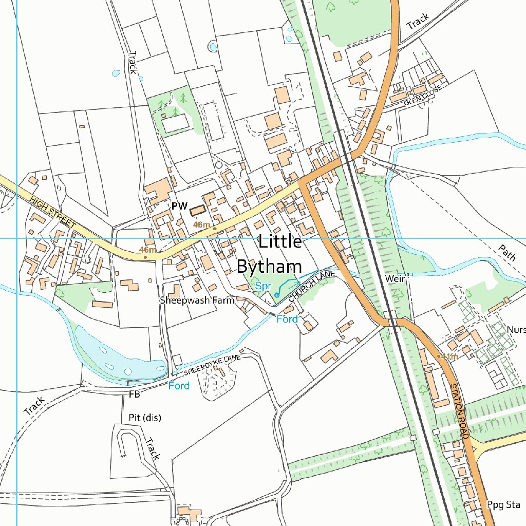 Glen Ward 1 (1:10,000) Map by UK Topographic Maps | Avenza Maps